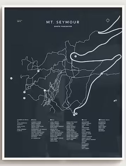 Seymour Trail Map | United Strangers Corner Store